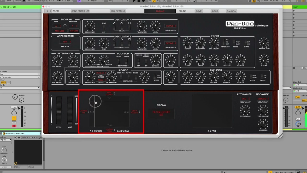 Behringer Pro-800 Editor Update 2026