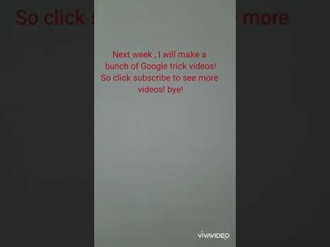 Subscribe to see more AMAZING Google tricks!