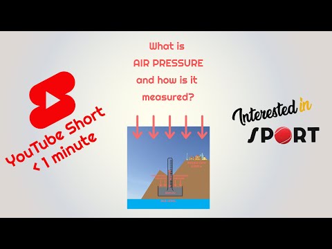 What is air pressure and how is it measured?