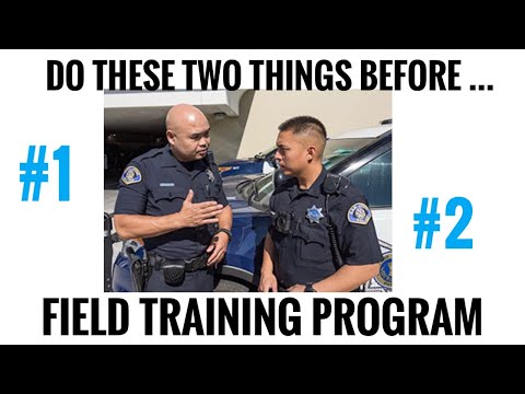 ✅ Rookie Police Officer: Two Things to Do BEFORE your Start your FTO Program‼️⏰