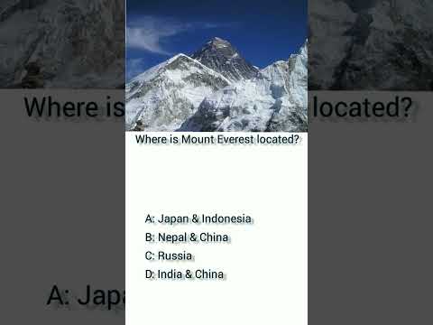 where is mount Everest located