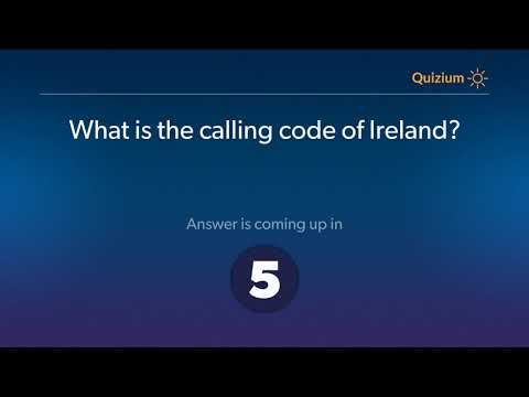 What is the calling code of Ireland? Ireland Quiz