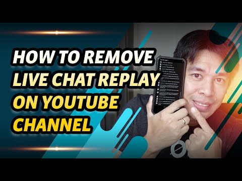 HOW TO REMOVE LIVE CHAT REPLAY ON YOUR YOUTUBE CHANNEL (2020)