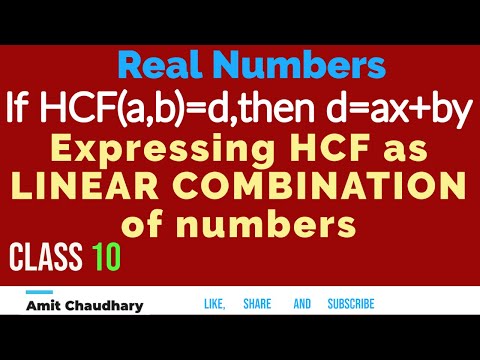 Expressing HCF as LINEAR COMBINATION | 468x+222y | 1190m+1445n | Real Numbers | Class 10 |CBSE Maths