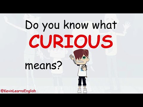 Do you know what CURIOUS means? --- Learn English with Kevin 😁😉 #learnenglish #funenglishlearning