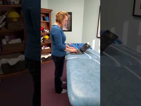poor standing laptop posture (ergonomics)