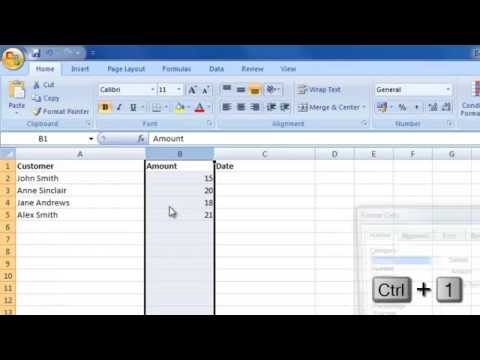 Microsoft Excel - Creating An Income Expenditure Spreadsheet by Tuutes.com