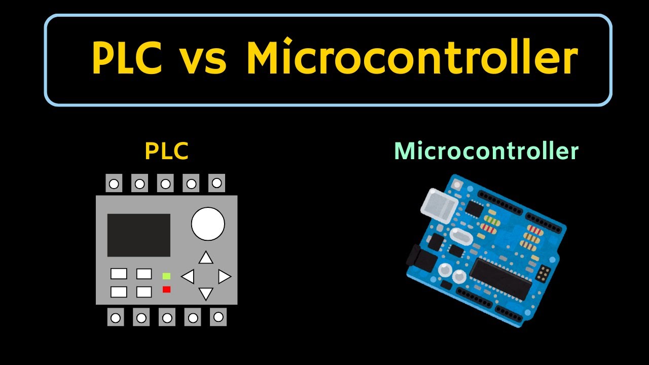 How PLC is different from Microcontroller | PLC vs Microcontroller