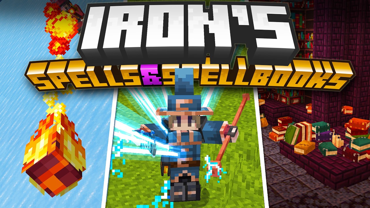 Iron's Spells 'n Spellbooks - Minecraft Mod Showcase (1.21.1)
