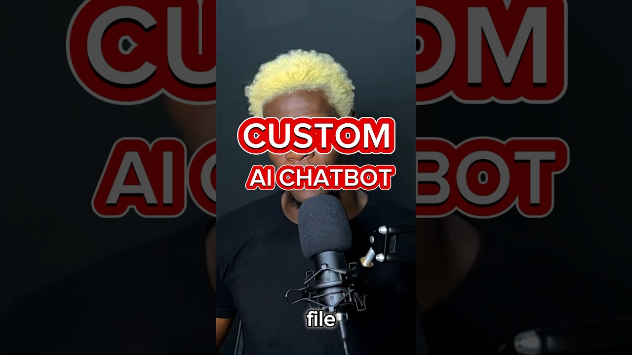 build an AI chatbot for your PDF file(s).