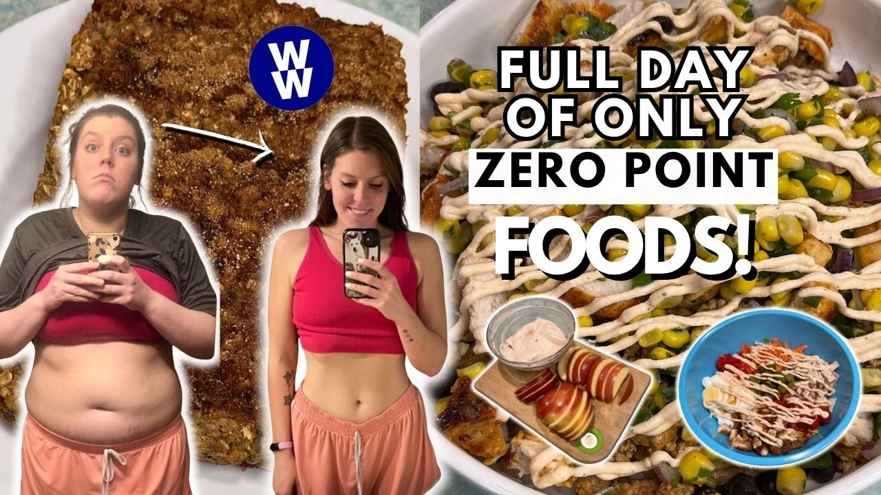 I Ate ONLY Zero Point Foods for a Day | WeightWatchers | What I Eat in a Day For Weight Loss All In
