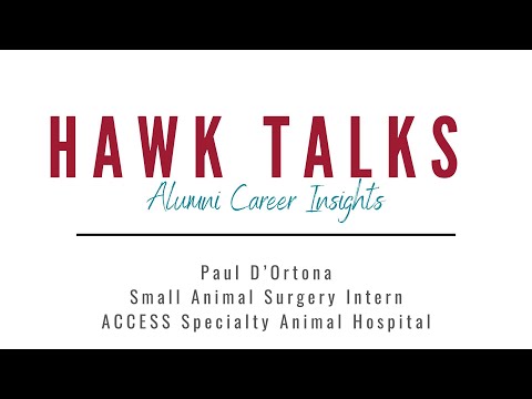 Paul D'Ortona '18 | MS Biology | Small Animal Surgery Intern | ACCESS Specialty Animal Hospital