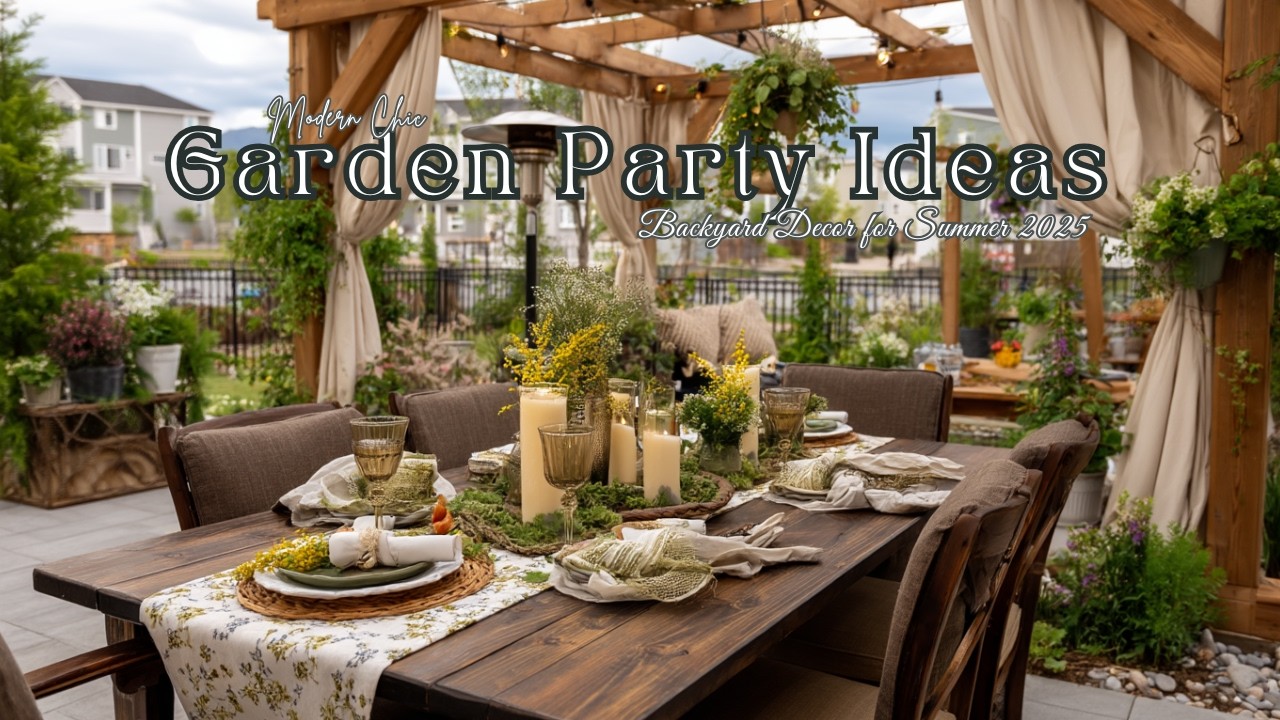 Top 10 Garden Party Ideas for a Stylish Summer | Outdoor Entertaining Tips