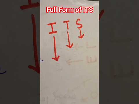 Full Form of ITS #shorts #shortsviral #uniqueknowledge #fullform #commonabbreviations