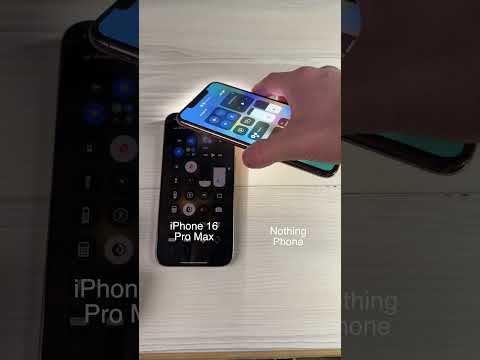 Nothing Phone vs iPhone 16 Pro Max Brightness Test 🌞📱 #TechBattle #iPhone16 #NothingPhone