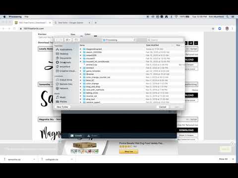 Using .ttf Font Files in Processing