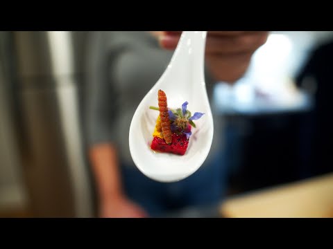 EATING BUGS At Brooklyn Bugs Restaurant! | Bite Size