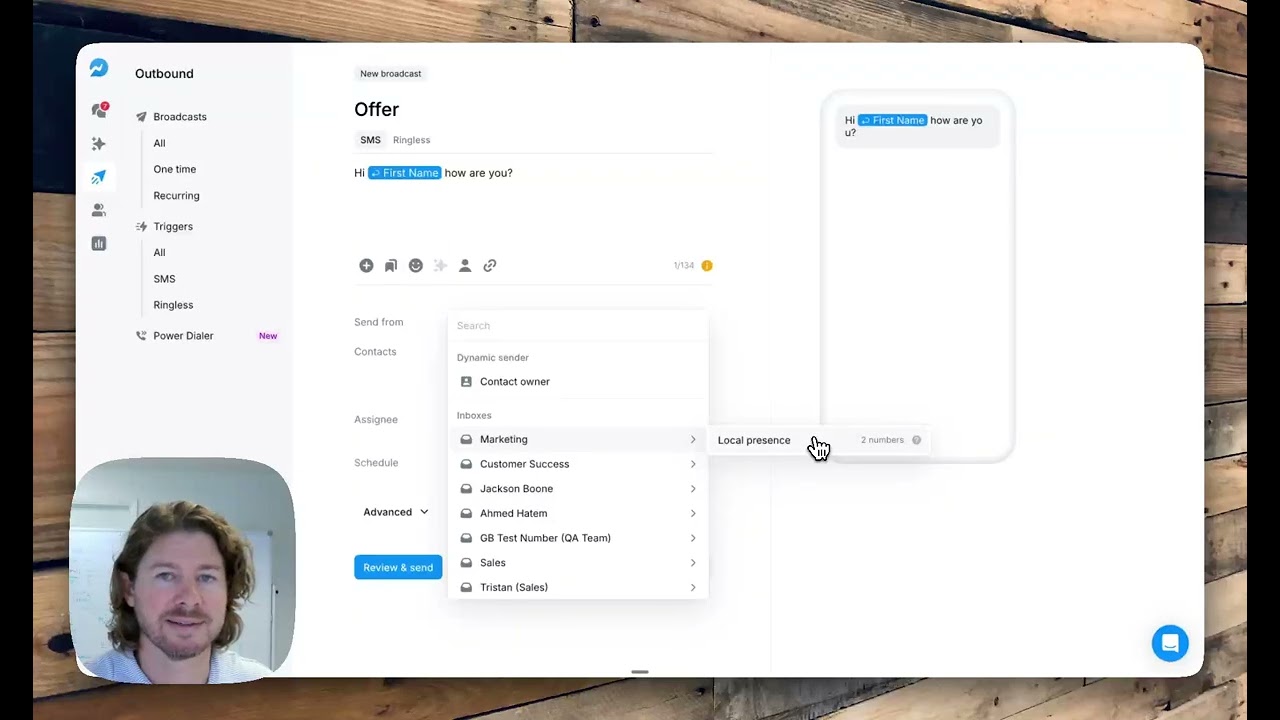 How to Send SMS Broadcasts with Salesmsg