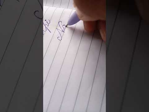 How to write Navi|| English writing practice