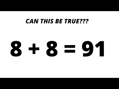Algebra Trick 8+8=91 | 99% Won't Get This...