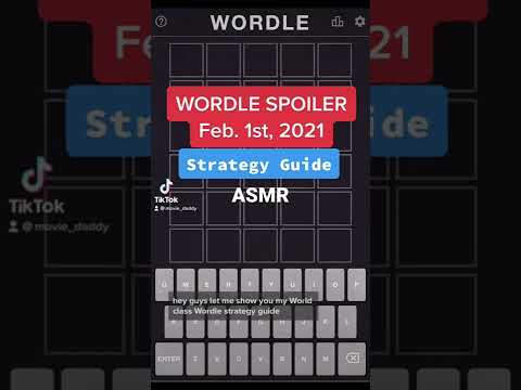 ASMR - Wordle Strategy Guide