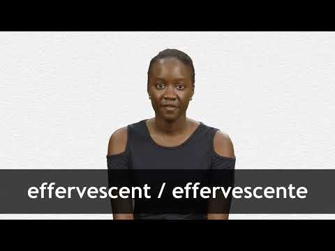 English Translation of “EFFERVESCENT” | Collins French-English Dictionary
