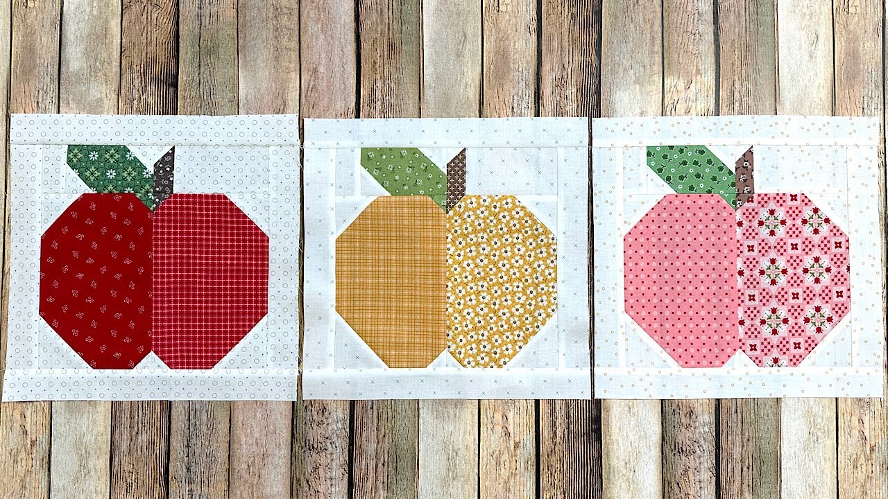 Sew Your Stash Series #30 - Applesauce Quilt Block Tutorial!!