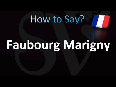 How to Pronounce Faubourg Marigny