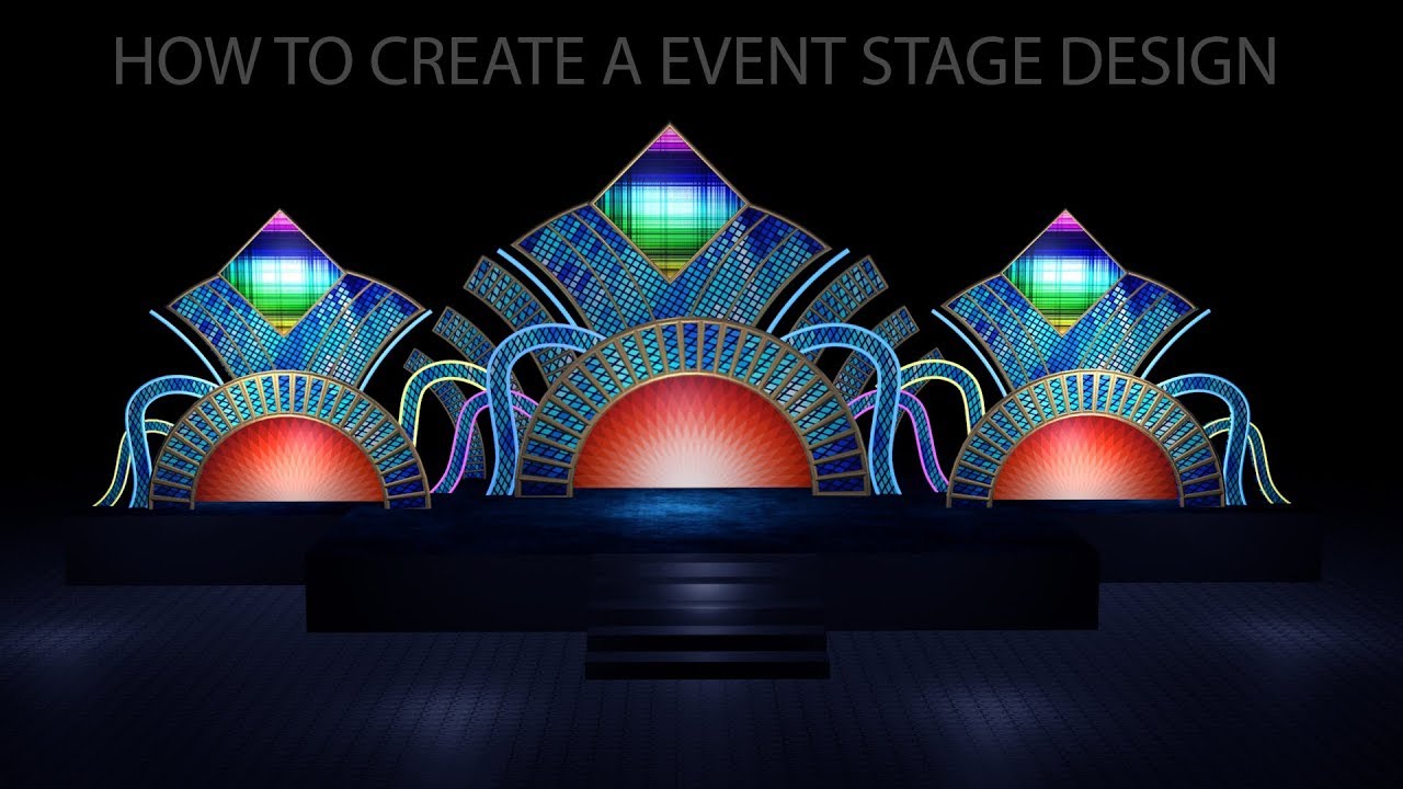 3ds max tutorial for event stage design modeling - Part 2