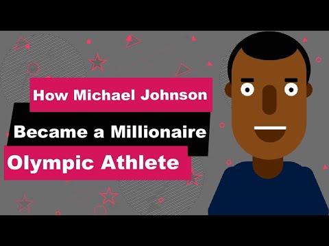 Michael Johnson Biography | Animated Video | Millionaire Olympic Athlete