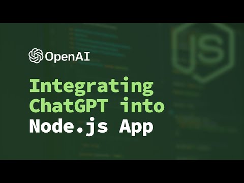 How to Integrate ChatGPT with Node.js App using the OpenAI API | JSON Formatted Responses