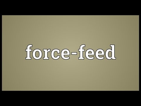 Force-feed Meaning