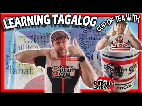 English Man Learning Tagalog - Cup Of Tea With Captain Steve Prep For Philippines Adventure