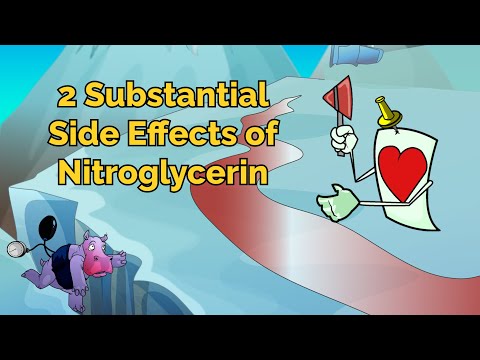2 Substantial Side Effects of Nitroglycerin (Step 1, COMLEX, NCLEX®, PANCE, AANP)