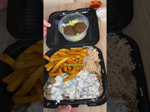 Trying Halal Food in New York! 🤯🔥 #halalfood