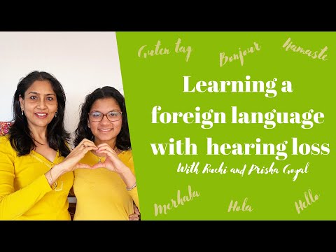 Learning a foreign language with hearing loss