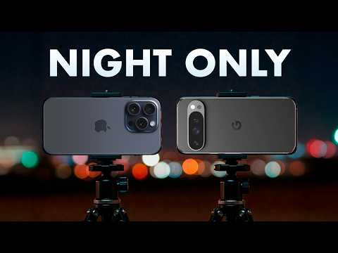 Google Pixel 9 Pro vs iPhone 16 Pro - NIGHT Camera Test