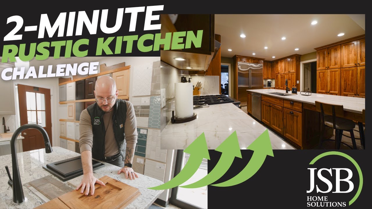 Rustic Kitchen Design in 2 Minutes?! | Showroom Challenge