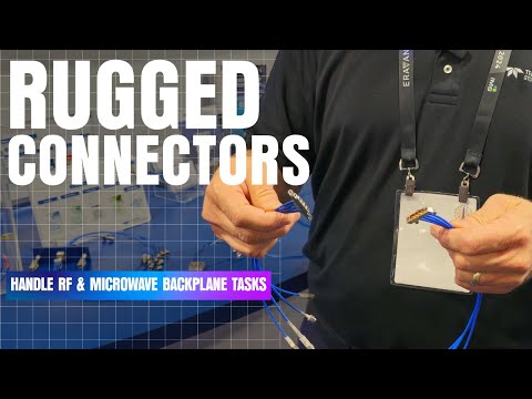 Rugged Connectors Handle RF and Microwave Backplane Tasks