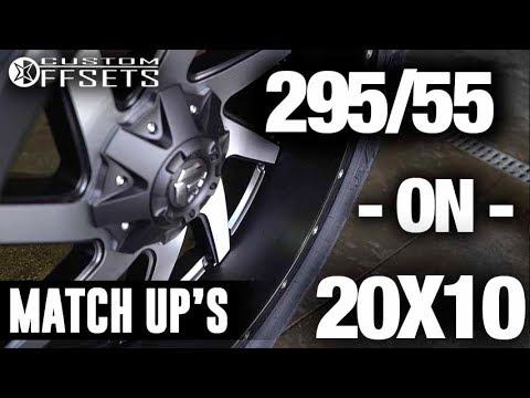 Custom Offsets Match Up: 295/55 R20 on 20x10 -18