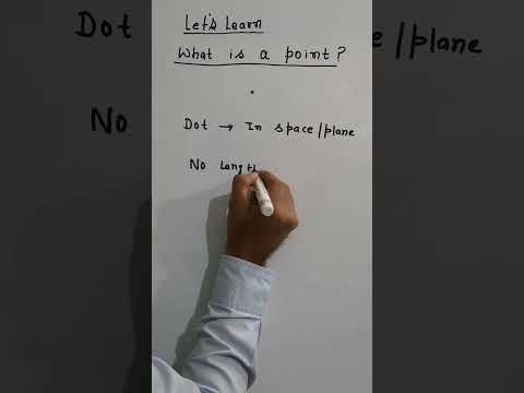 What is a point? | How to define a point?