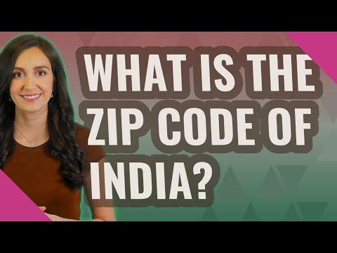 What is the zip code of India?