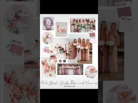 ✨Mood board inspiration #mood #moodboard #weddingdesign #weddingdecor #colors #2023trend @BirdyGrey