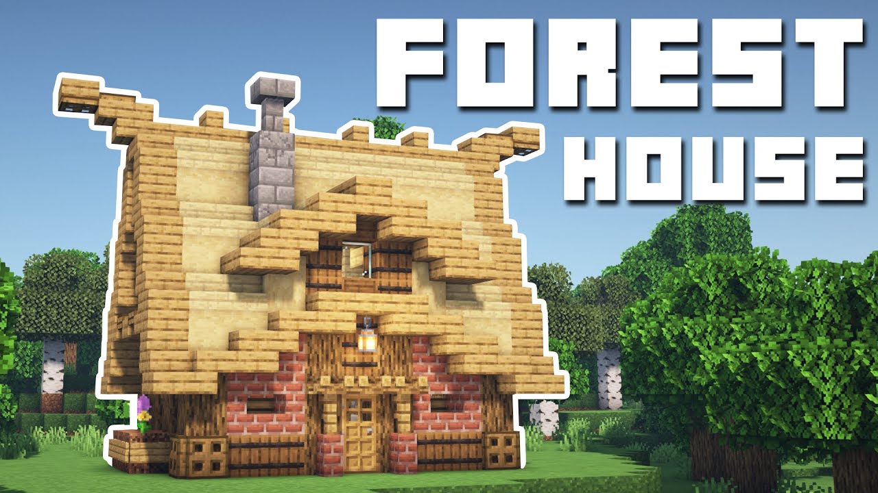Minecraft - Forest House Tutorial (How to Build) - Minecraft Builders