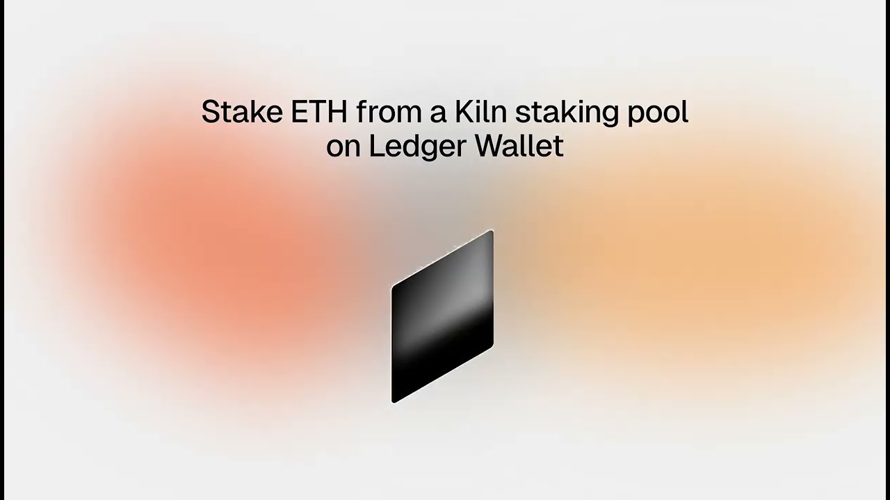 Stake ETH from a Kiln staking pool on Ledger Wallet