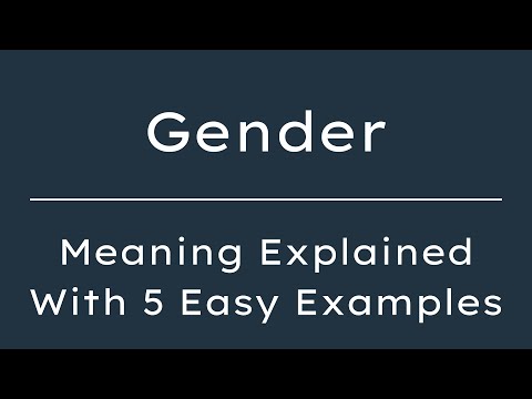 What Does Gender Mean? Gender Meaning in English With 5 Example Sentences