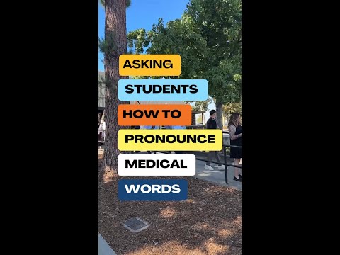 Can You Pronounce These Medical Terms? π