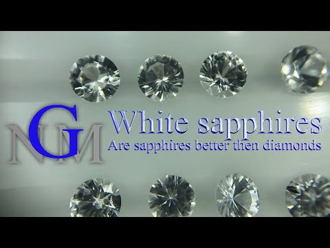 White sapphires - are sapphires better then diamonds?