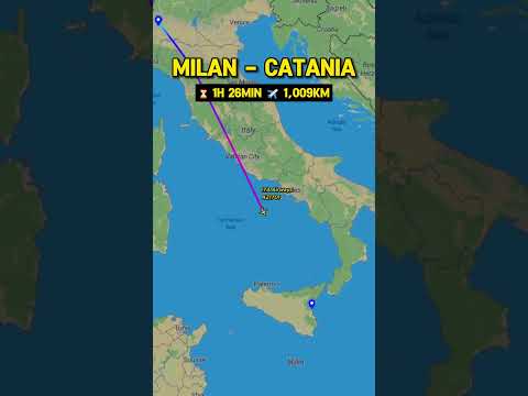 ITA Airways Flight AZ1701 from Milan (LIN) to Catania (CTA) #flight #aviation #airplane #travel