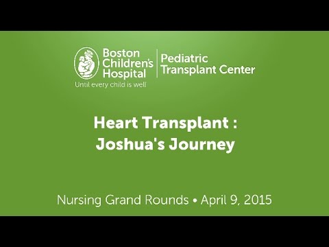 Joshua's Heart Transplant Journey | Boston Children's Hospital Pediatric Transplant Center